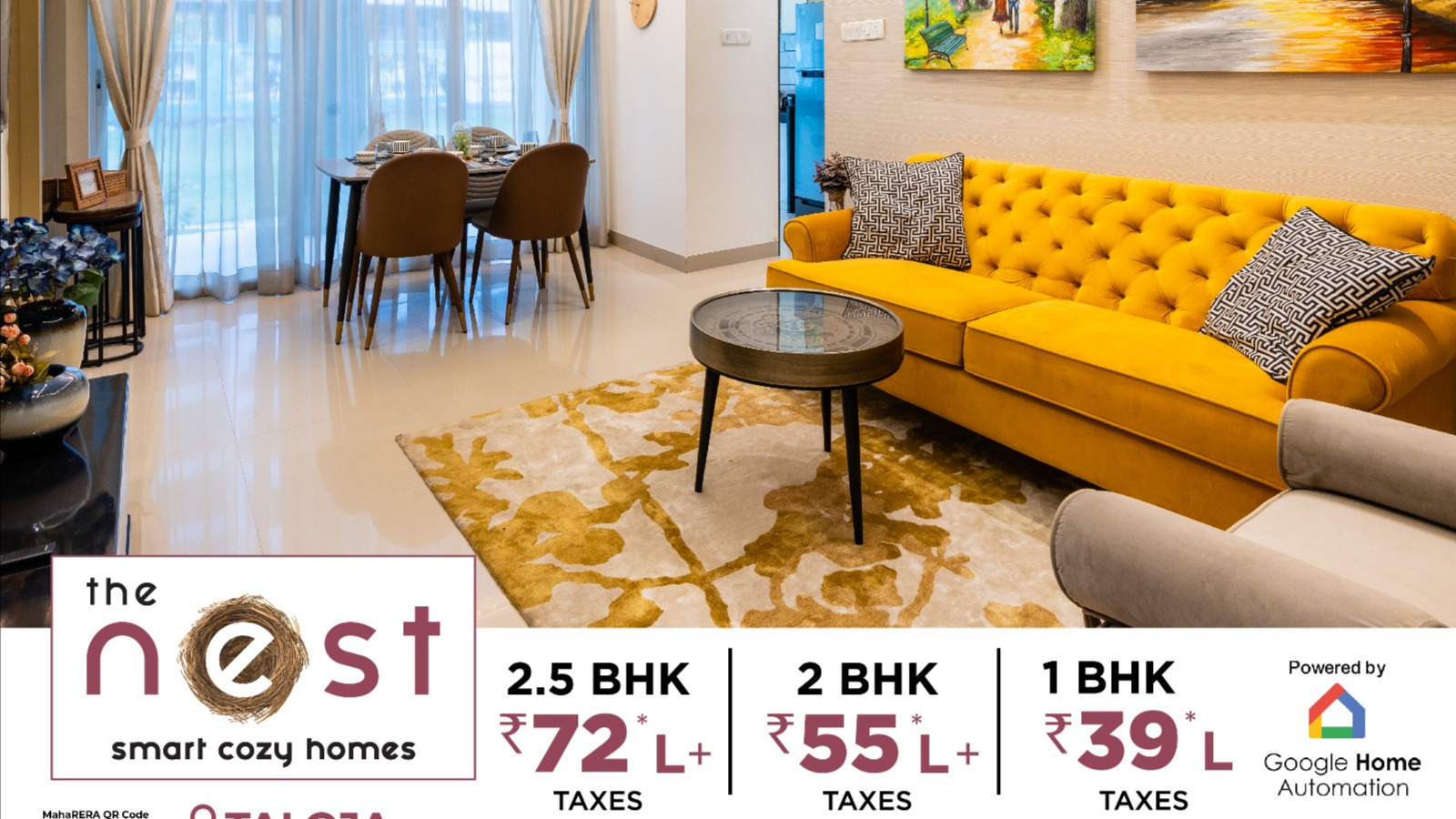 Fully Furnished 1, 2 & 3 Bed Residences from ₹14.99L* Onwards